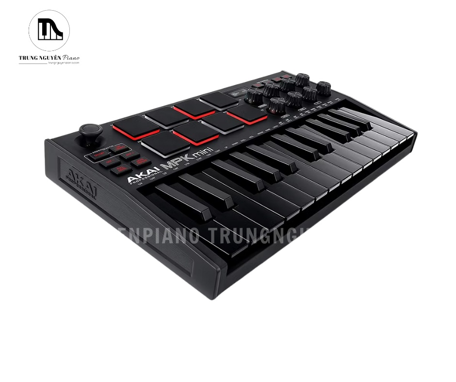 MIDI Keyboard Controller Akai MPK Mini MK3 Black 25 Phím màu đen